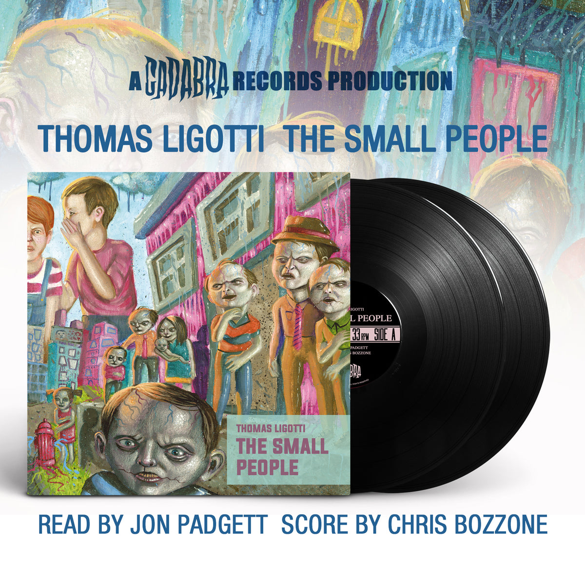 Thomas Ligotti, The Small People 2x LP set - Read by Jon Padgett, scor ...